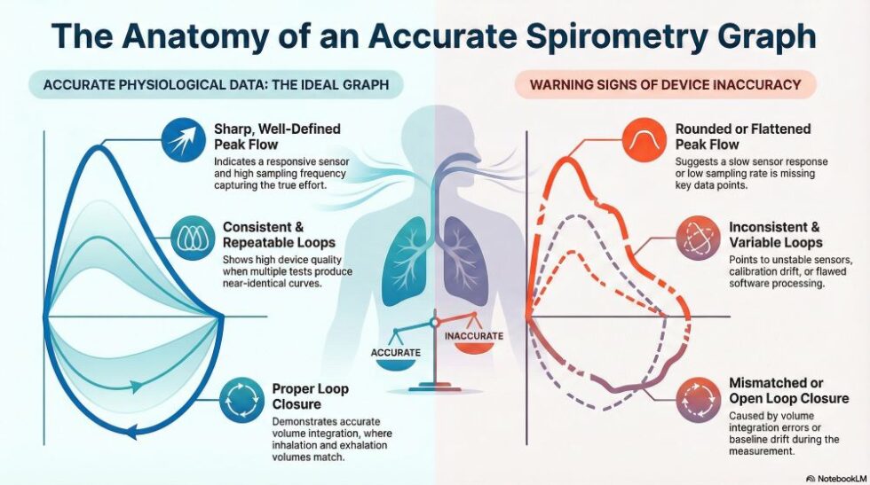 Spirometry Graph Accuracy Explained Through Flow-Volume Loops | Bomimed